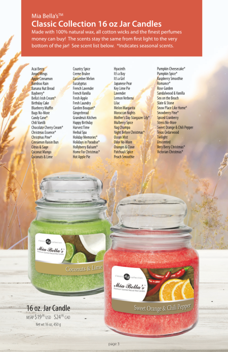 Scent-Sations Online Catalog features Scented Candles, Soaps, Flameless ...