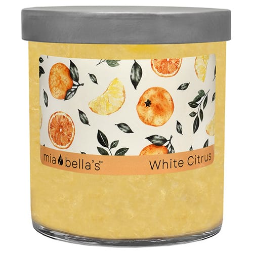 Mia Bella's White Citrus 8oz Jar candles & fragrance products