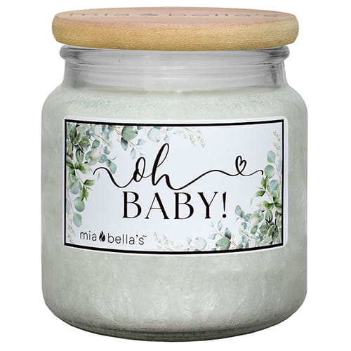 Mia Bella's Oh Baby! 16oz Jar candles & fragrance products