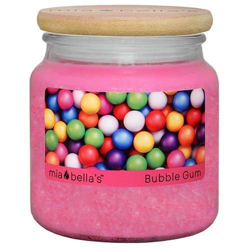 Mia Bella's Bubble Gum 16oz Jar candles & fragrance products