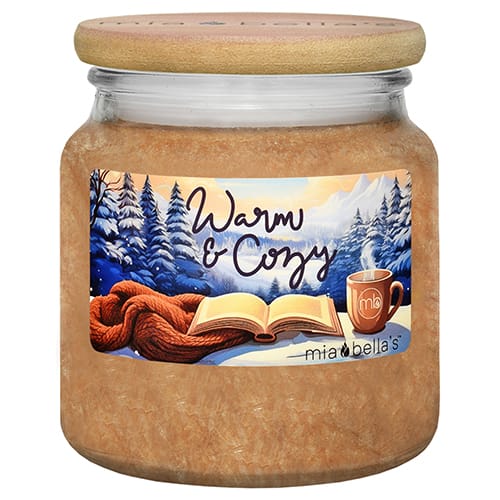 Mia Bella's Warm & Cozy 16oz Jar candles & fragrance products